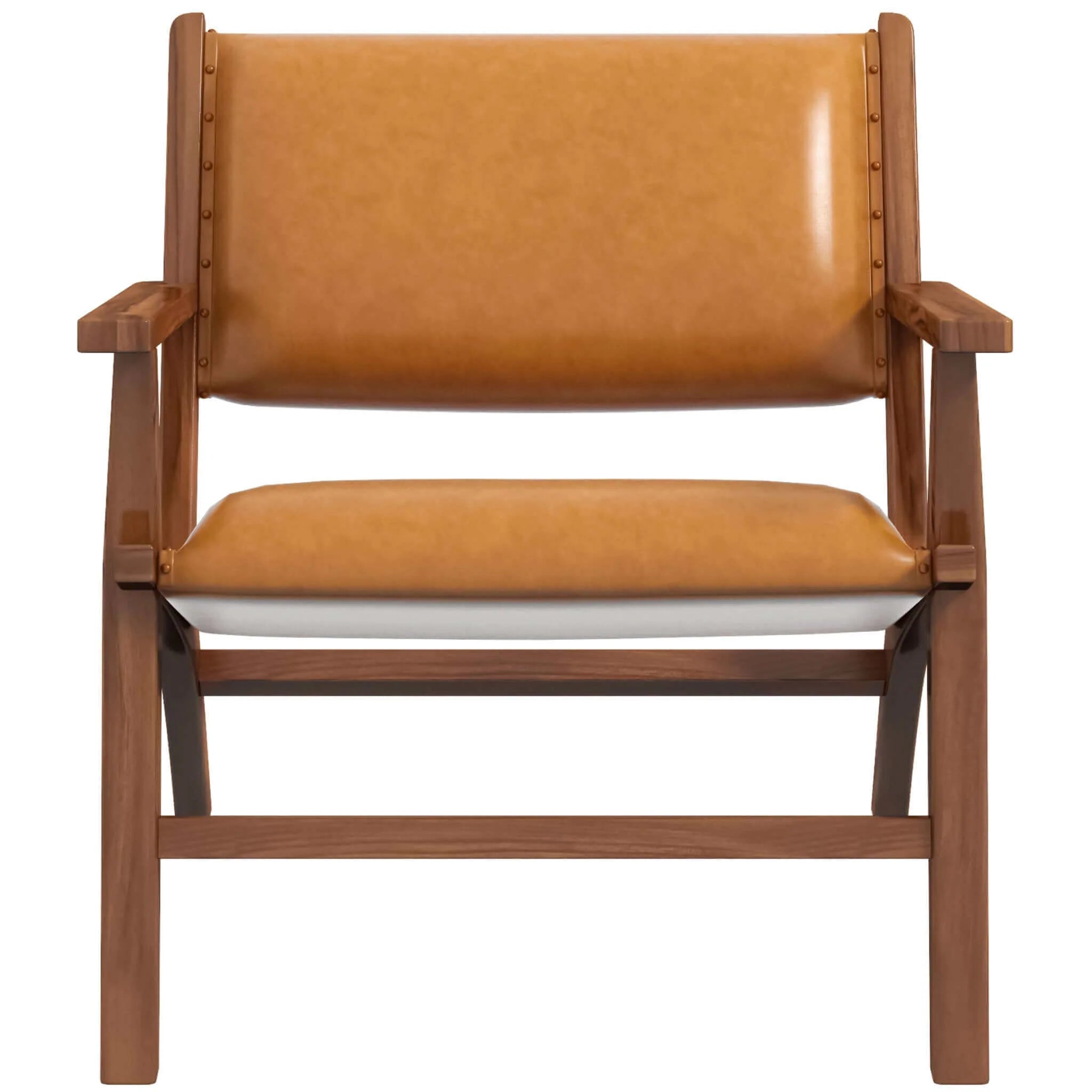 Hendrix Antique Tan Leather Arm Chair – GLOBAL
